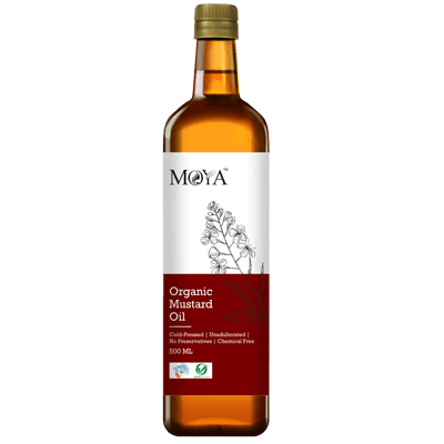 Shop Organic Mustard Oil by Moya 500ml | Chefspoint